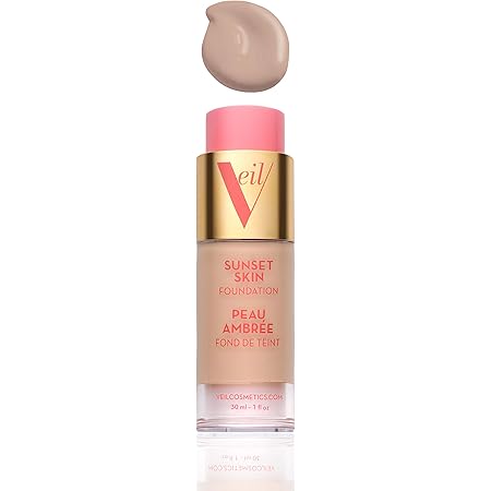 Amazon.com : Veil Cosmetics Sunset Skin Foundation, Skin Brightening ...
