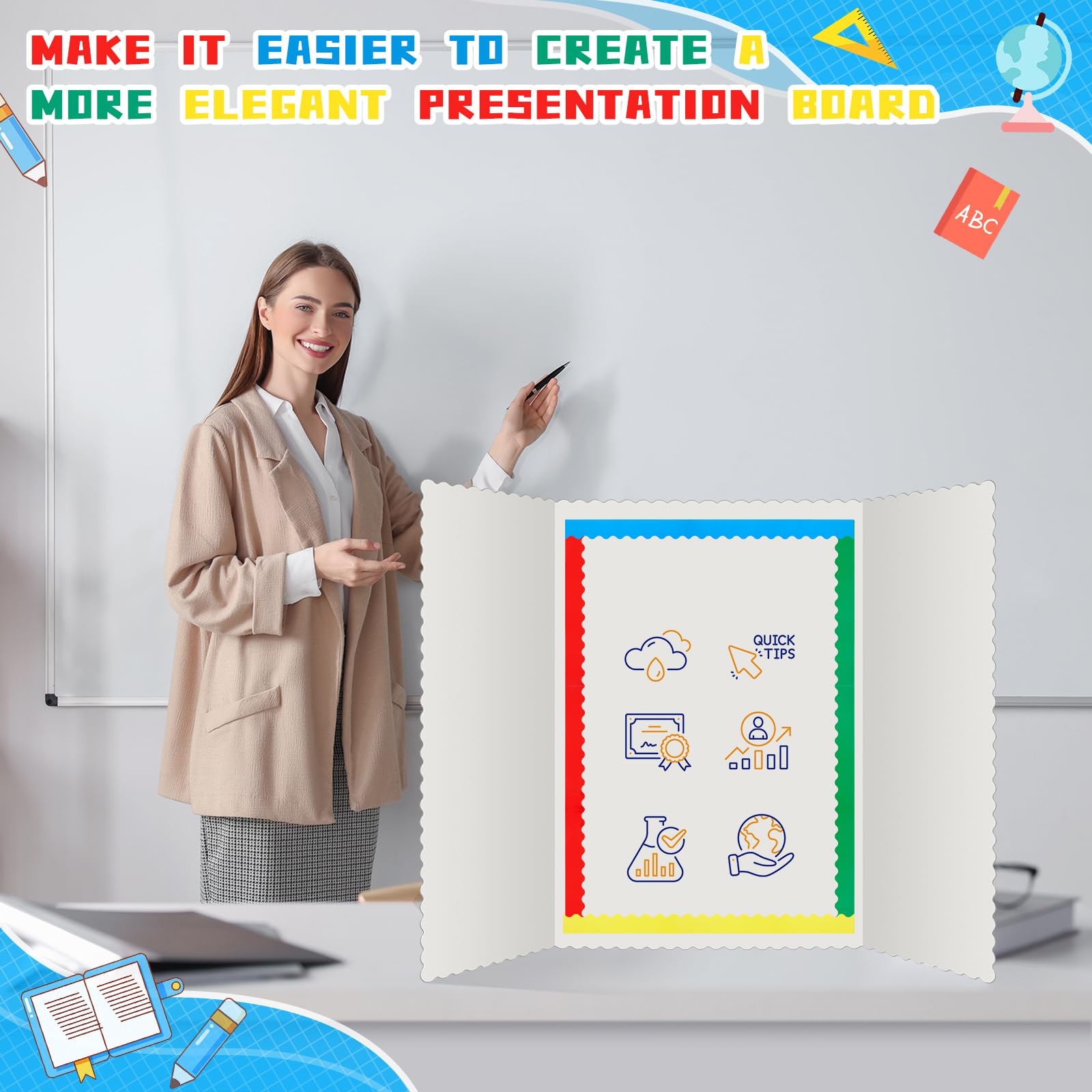 Snapklik.com : Henoyso 100 Pcs Science Fair Board Supplies Back To ...