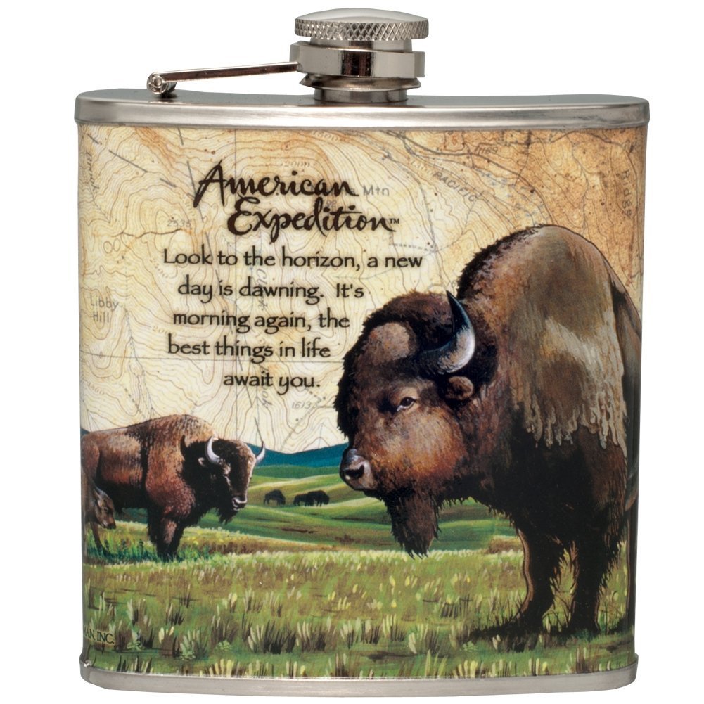 Amazon.com | American Expedition Stainless Steel Hip Flask American ...