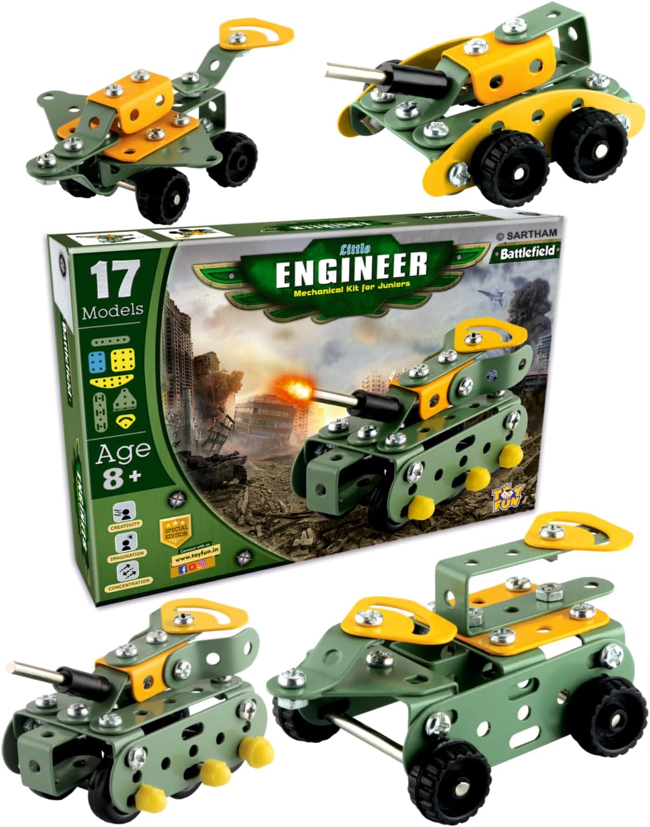 Mechanix-5, STEM Educational Toy, Building and Construction Set for ...