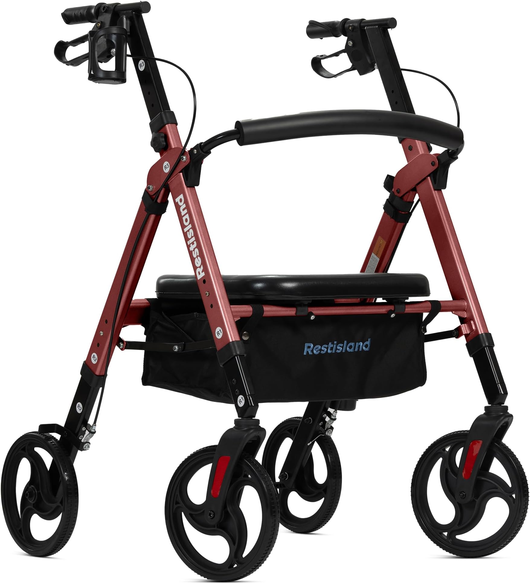 Amazon.com: RESTISLAND Bariatric Rollator Walker for Seniors, Aluminum ...