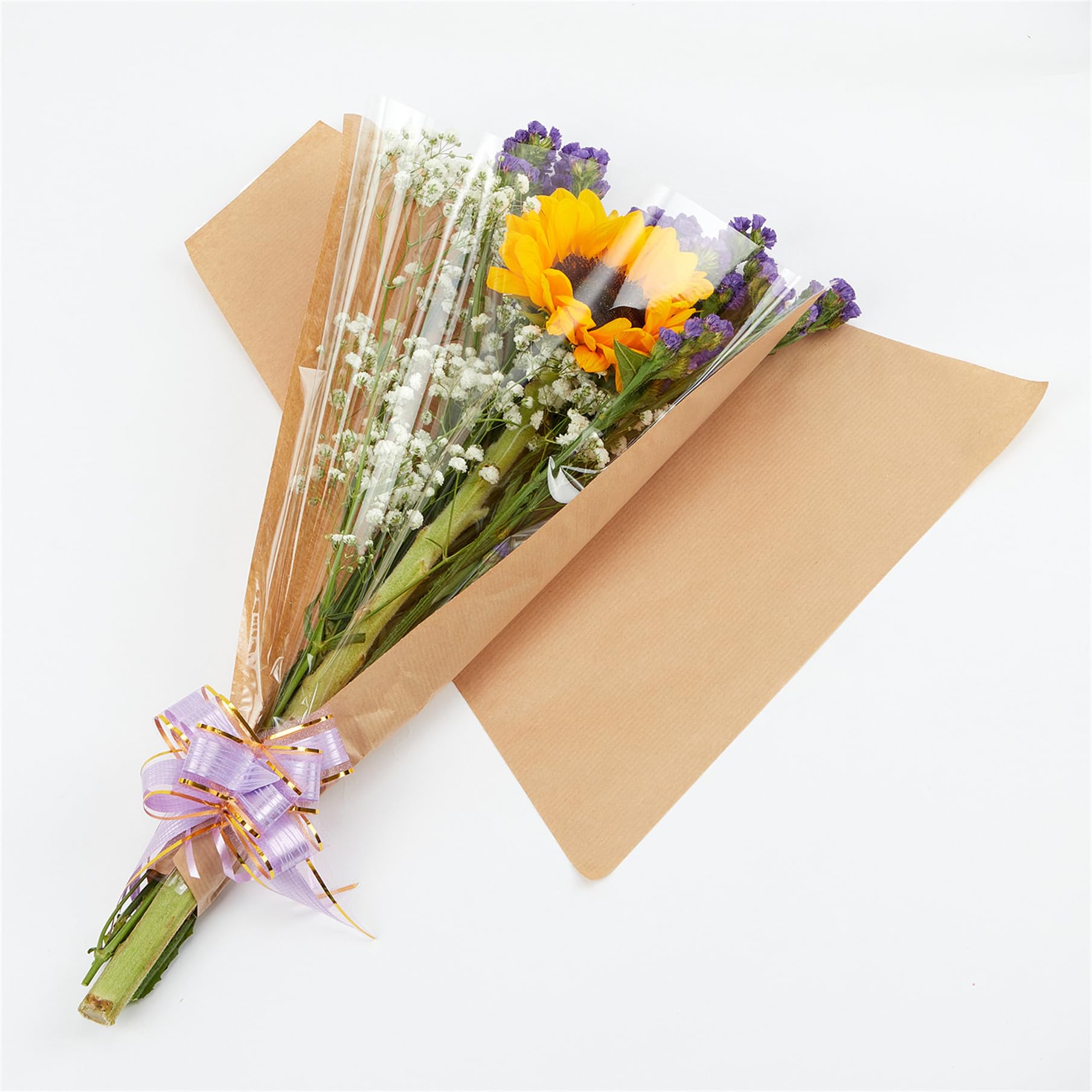 Amazon.com: Annywyesses Flower Bouquet Wrapping Paper Single Rose ...