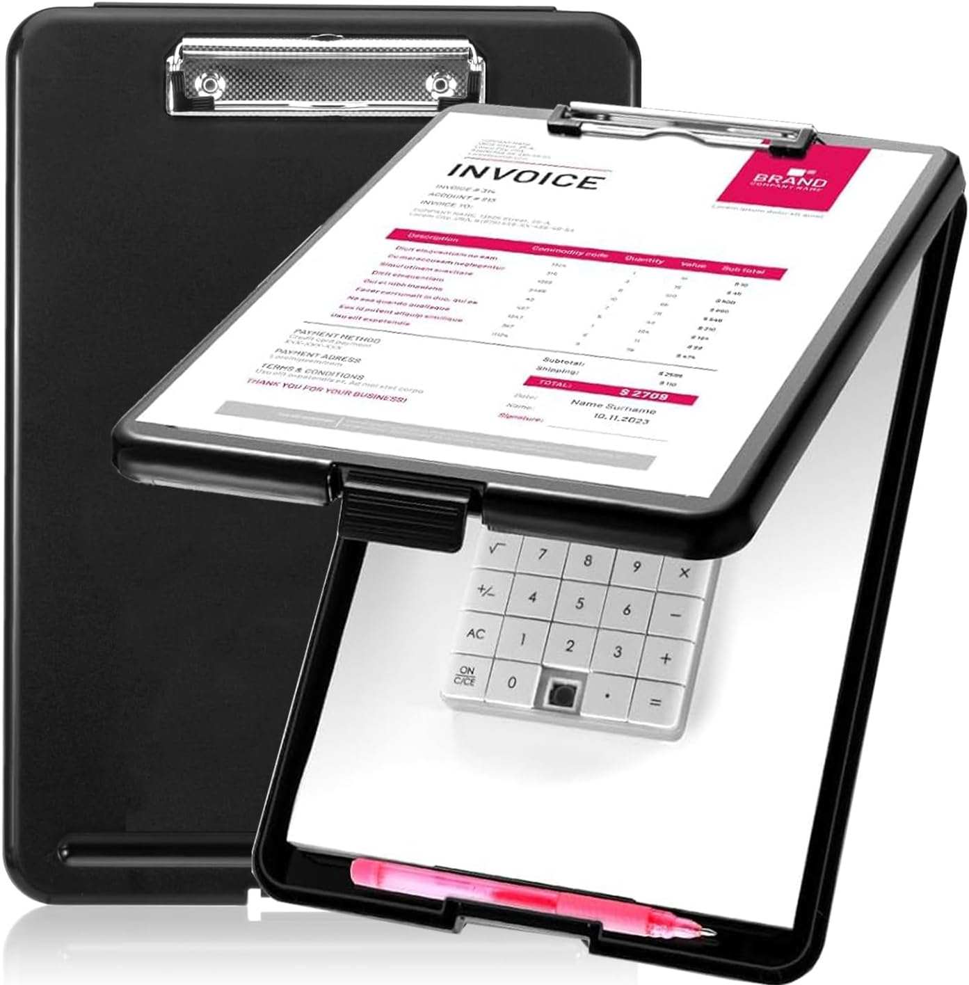 ProCase Porte Documents A4 en Cuir PU avec Pince, Porte-formulaires ...