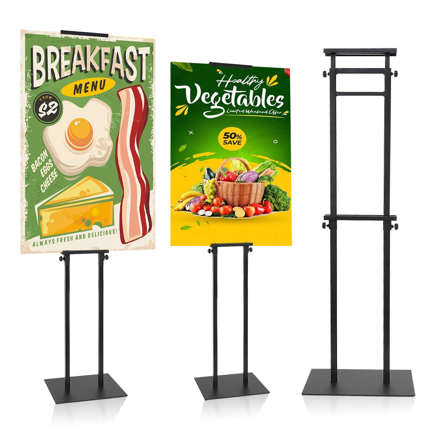 Amazon.com: Poster Stand - Heavy Duty Poster Board Stand, Double-Sided ...