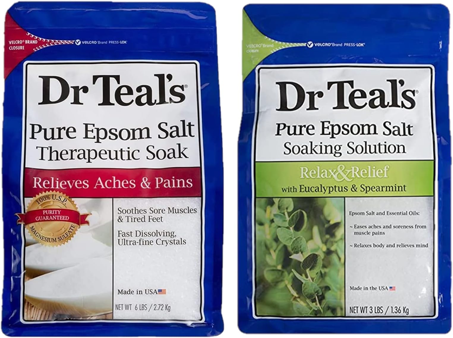 Amazon.com : Dr. Teal's Therapeutic Soak Gift Set (3 Pack, 6lbs Ea ...