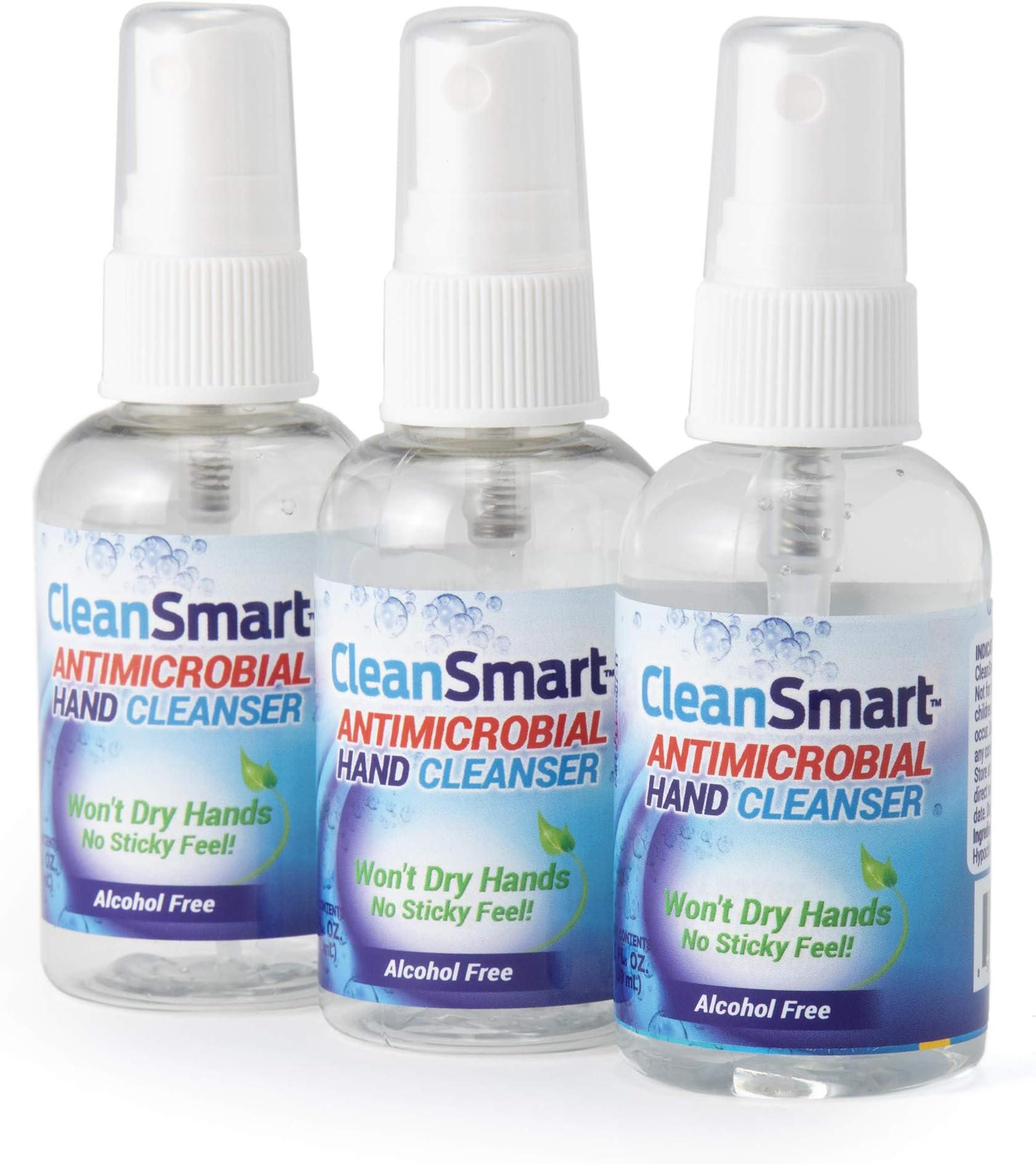 Amazon.com : CleanSmart Skin & Hand Cleanser, 2 Ounce Spray Bottle ...