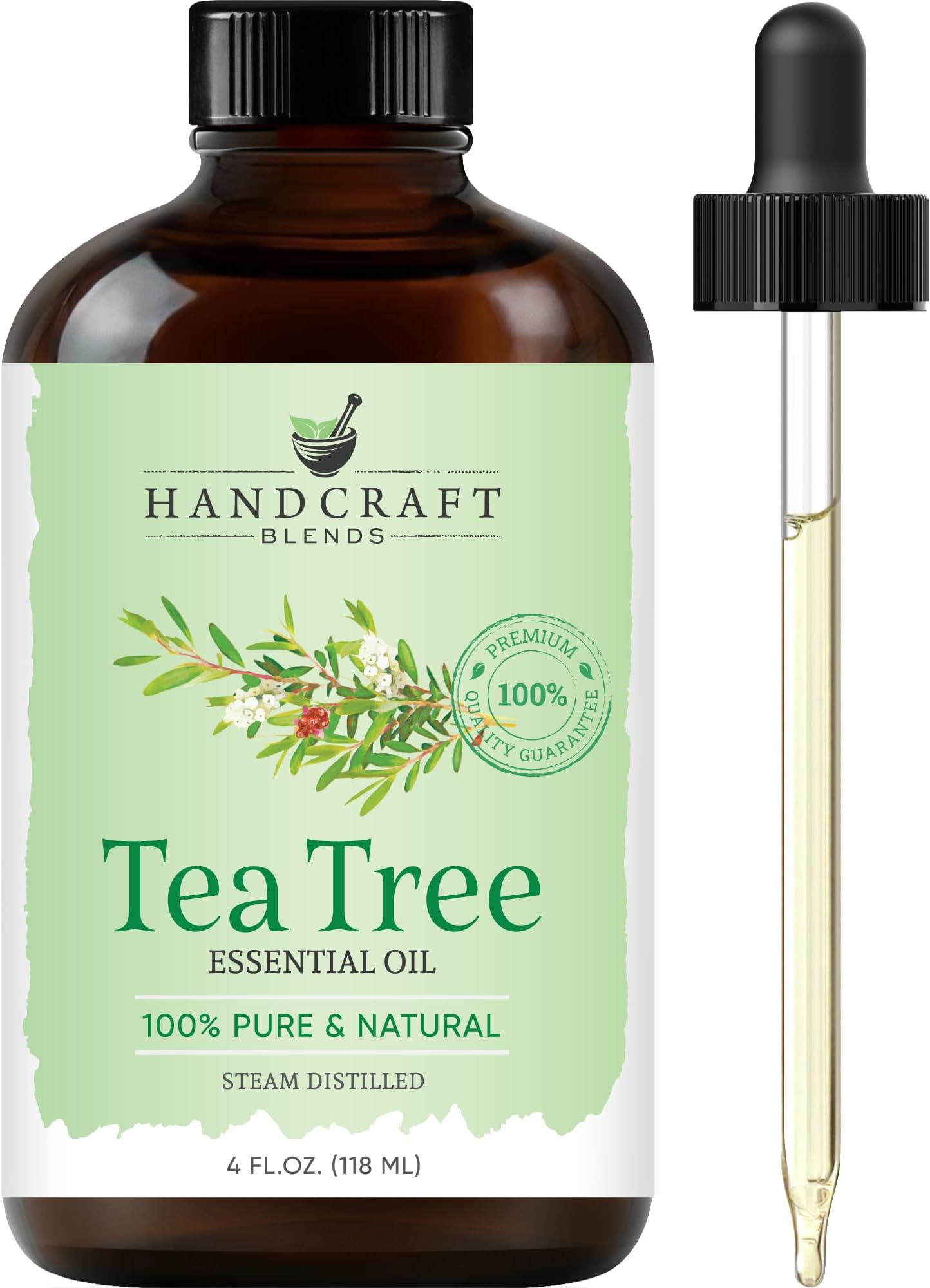 Amazon.com: Tea Tree Essential Oil - Huge 4 FL OZ - 100% Pure & Natural ...