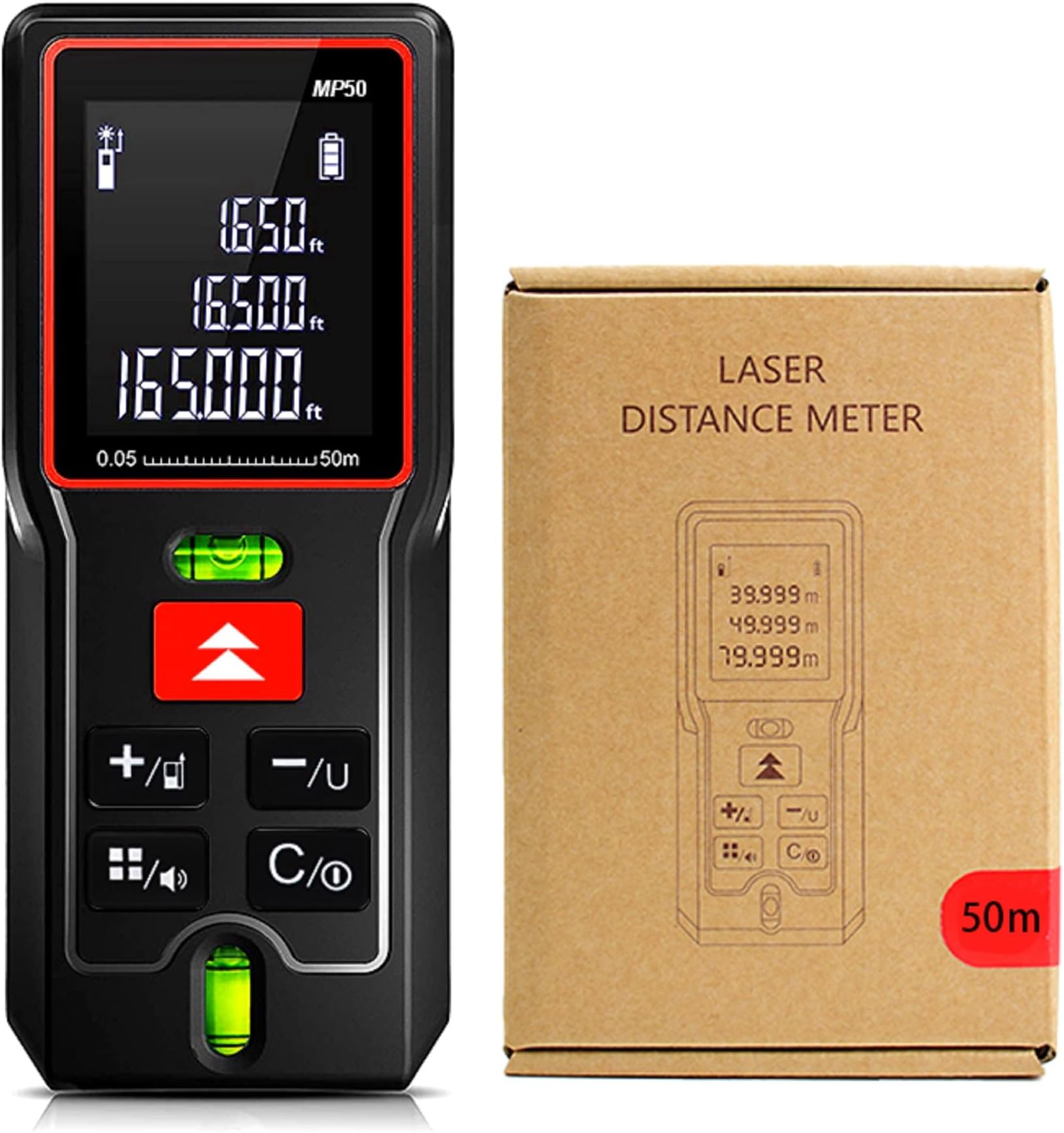 Laser Distance Meter Heavy-Duty | German Technology | 50 Meter Range ...