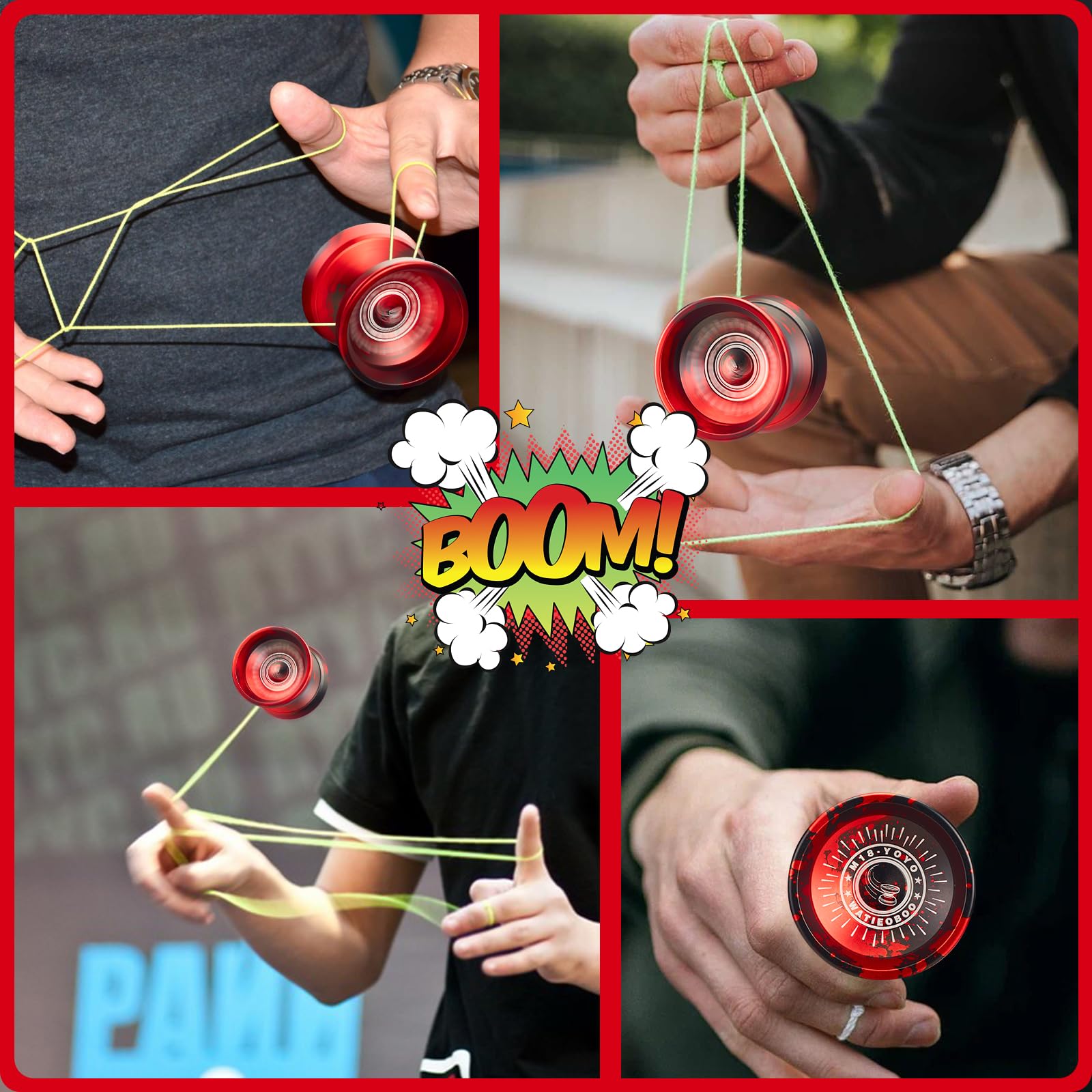 Snapklik.com : WATIEOBOO Responsive & Unresponsive Yoyo - Beginners ...