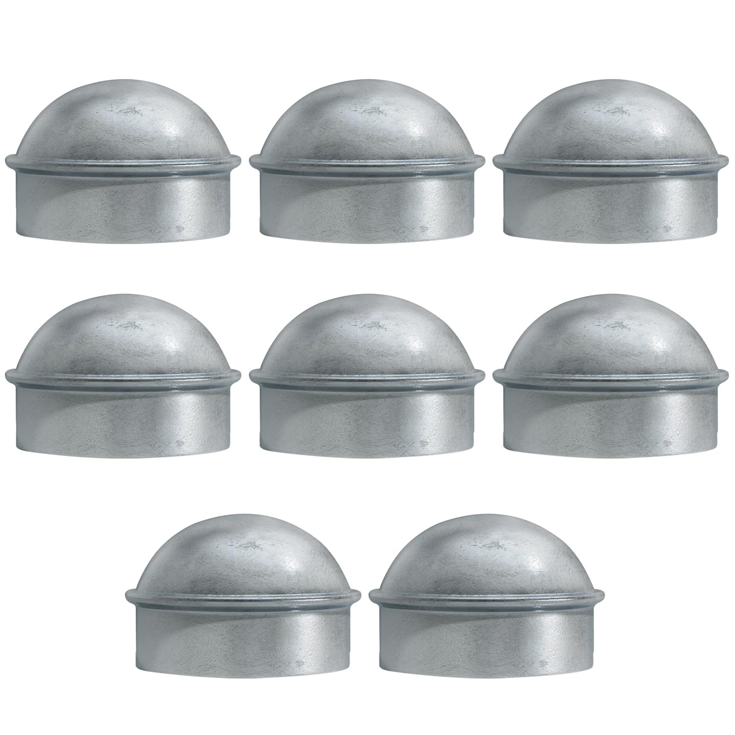 Snapklik.com : 2-3/8" Chain Link Post Caps, Galvanized Fence Post Caps ...