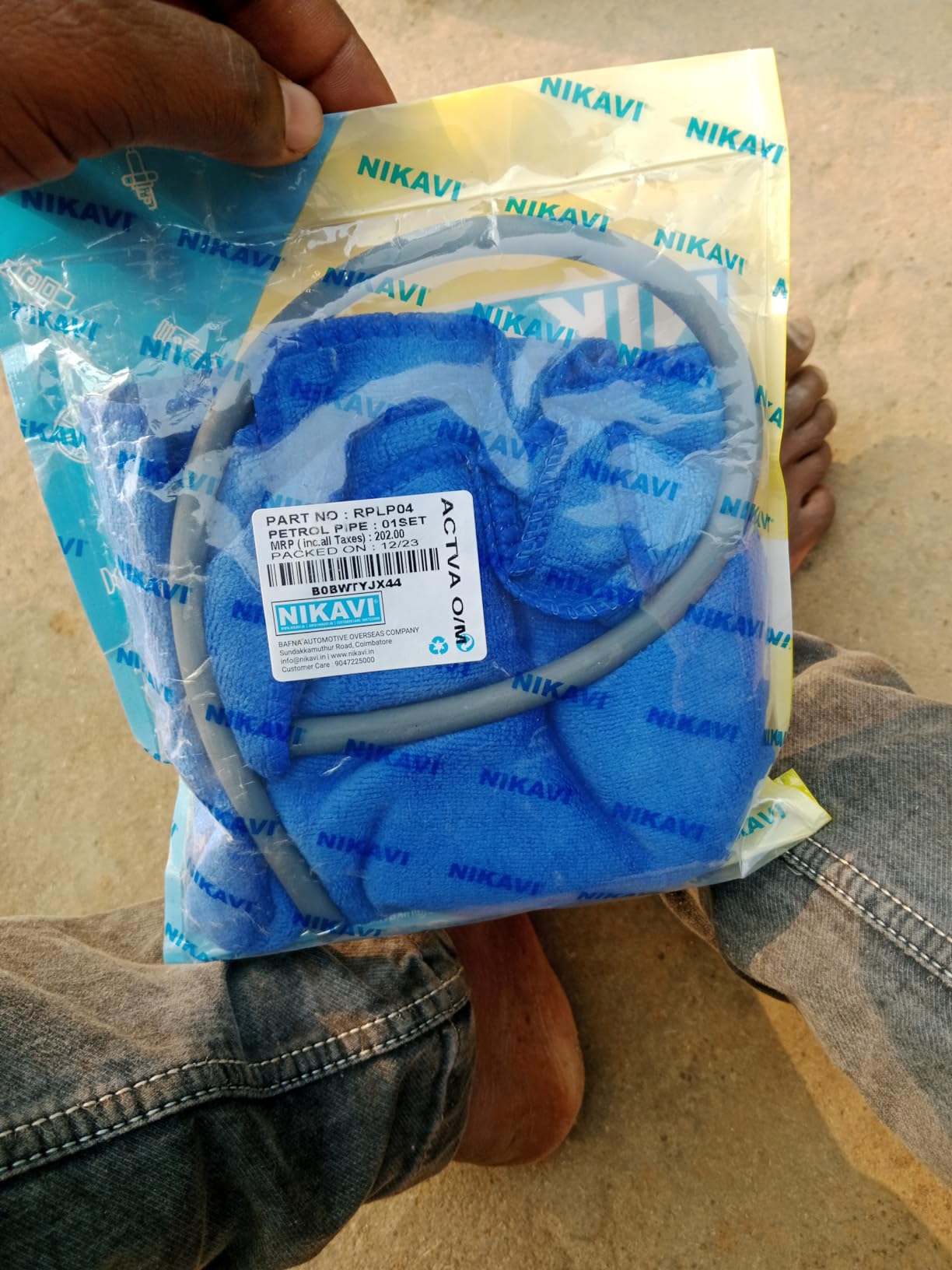 NIKAVI RPLP04 Petrol Pipe Compatible for Honda Activa Old Model (1768A ...