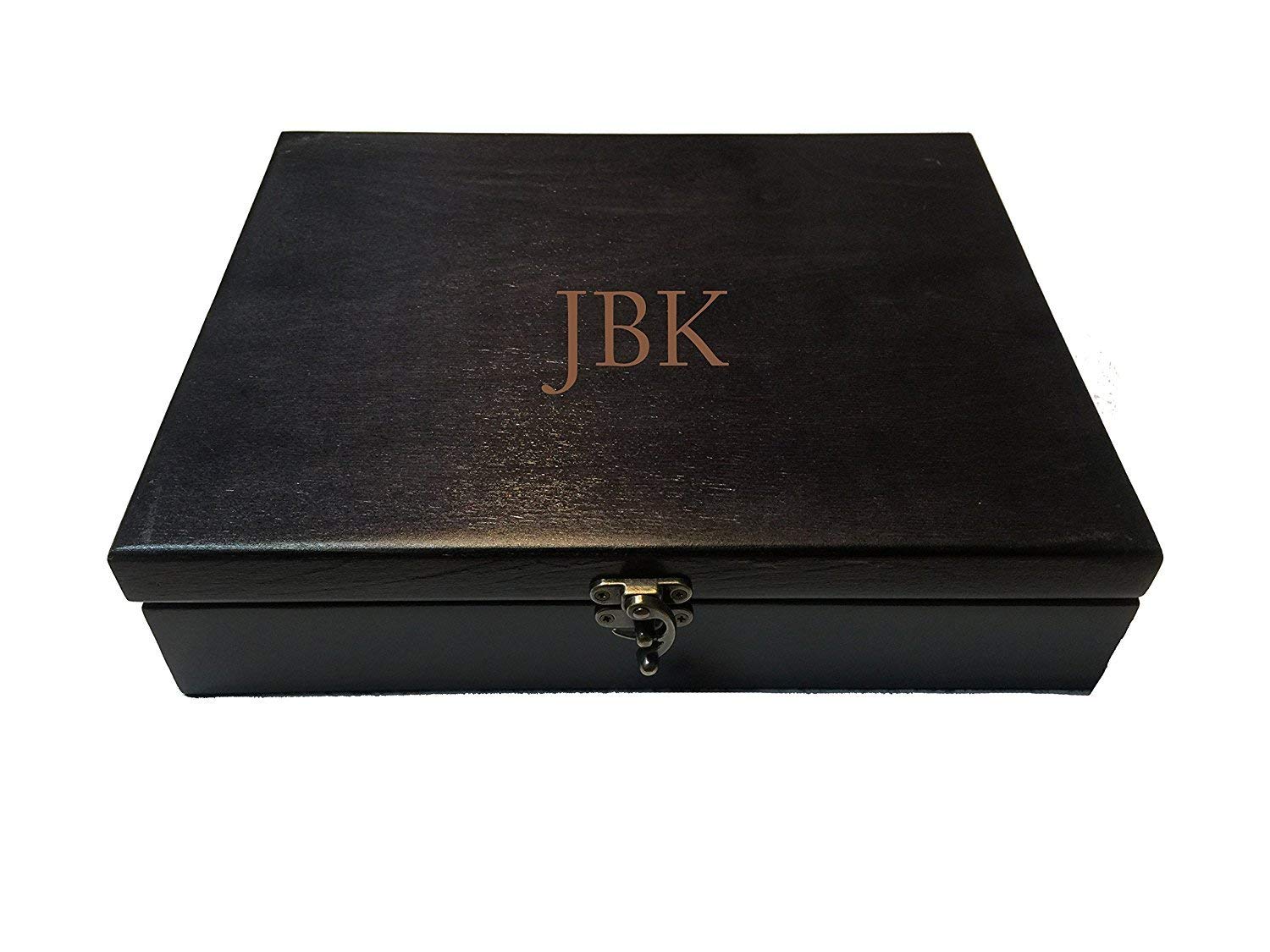 Amazon.com: WE Games Custom Engraved Treasure Box with Lid & Brass ...
