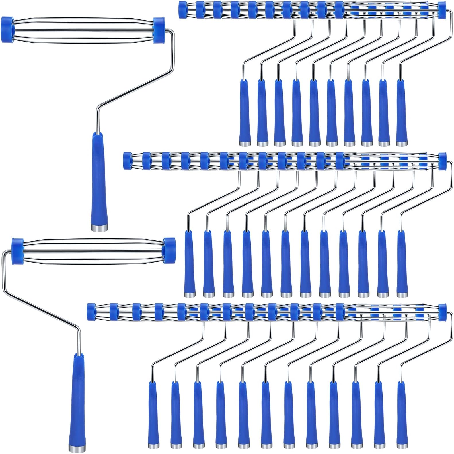 Amazon.com: Gisafai 24 Pcs 9 Inch Paint Roller Frame Paint Roller ...