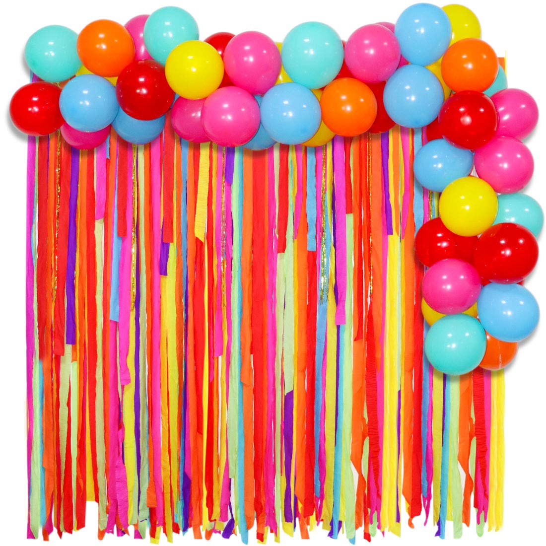 Buy Mexican Fiesta Party Backdrop with Fiesta Balloons Garland, Mexican ...