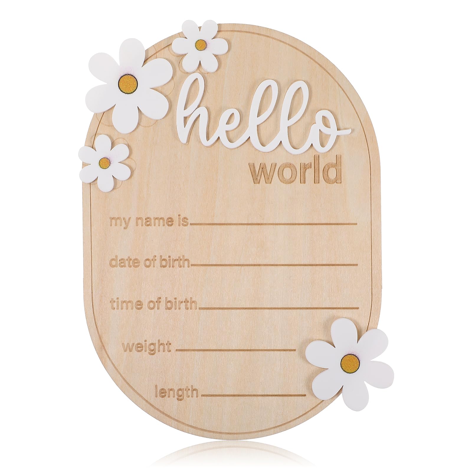Snapklik.com : Baby Welcome Sign Hospital Hello World Newborn Sign ...