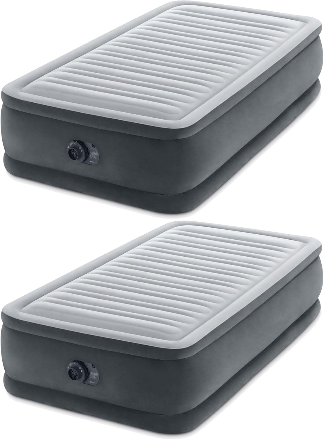 Amazon.com: Intex Twin Size Dura Beam Deluxe Comfort Plush Air Mattress ...