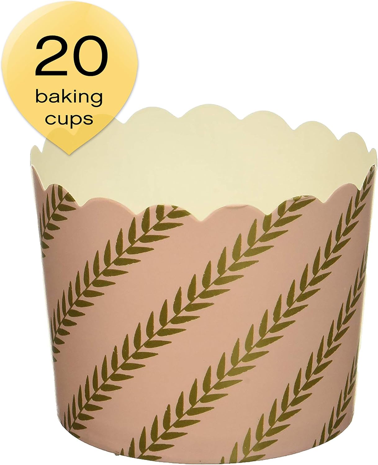Amazon.com: Simply Baked Disposable and Oven-Safe Baking Cups, Large ...