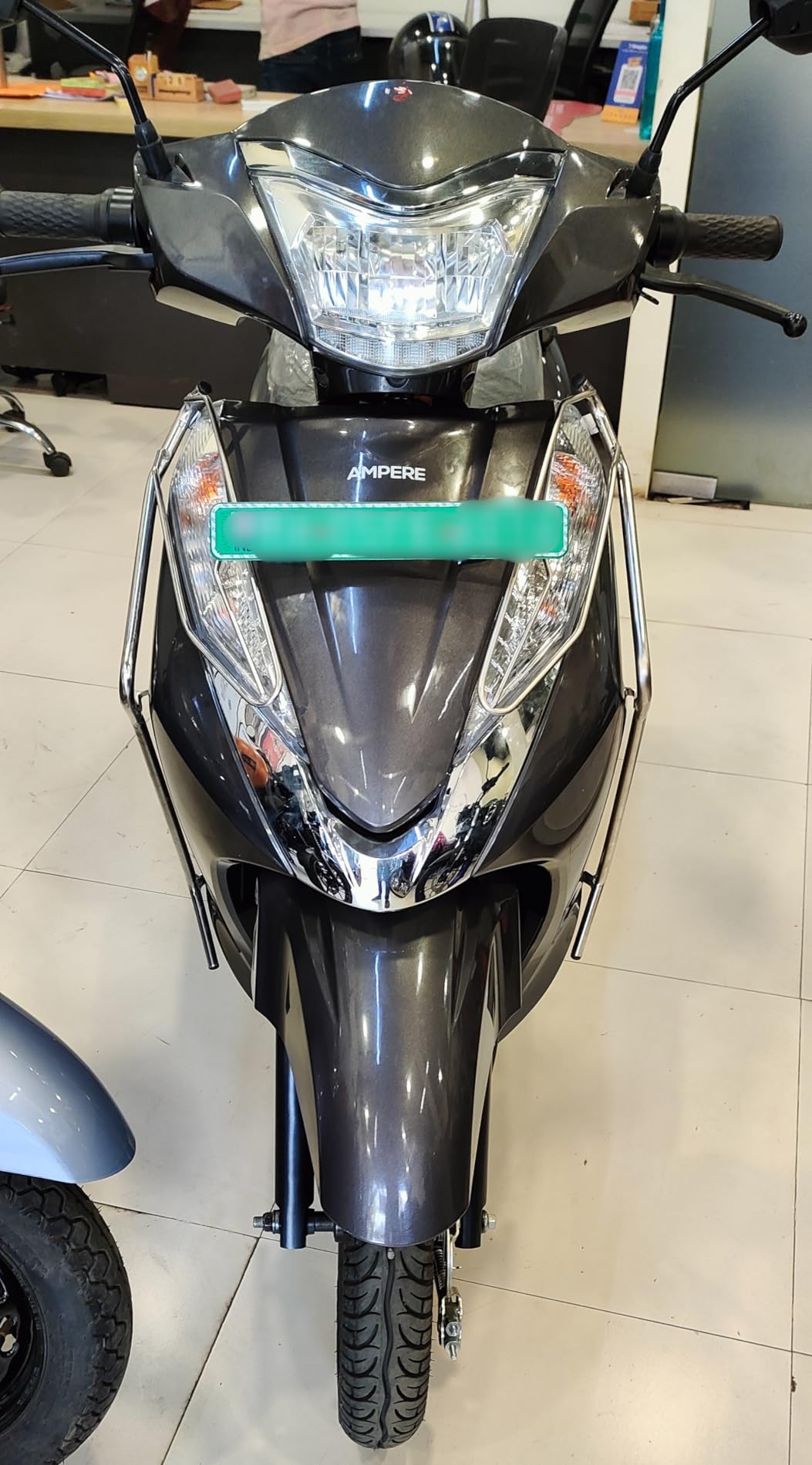 Ampere Electric Scooter Magnus EX Galactic Grey (Advance Booking for Ex ...