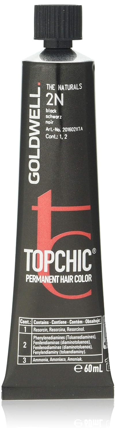 Amazon.com: Goldwell Topchic Hair Color, #2n Black, 2.03 oz : Beauty ...
