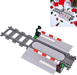 Amazon.com: TNDCKP Train Tracks Building Block Set 01, City Train Track ...
