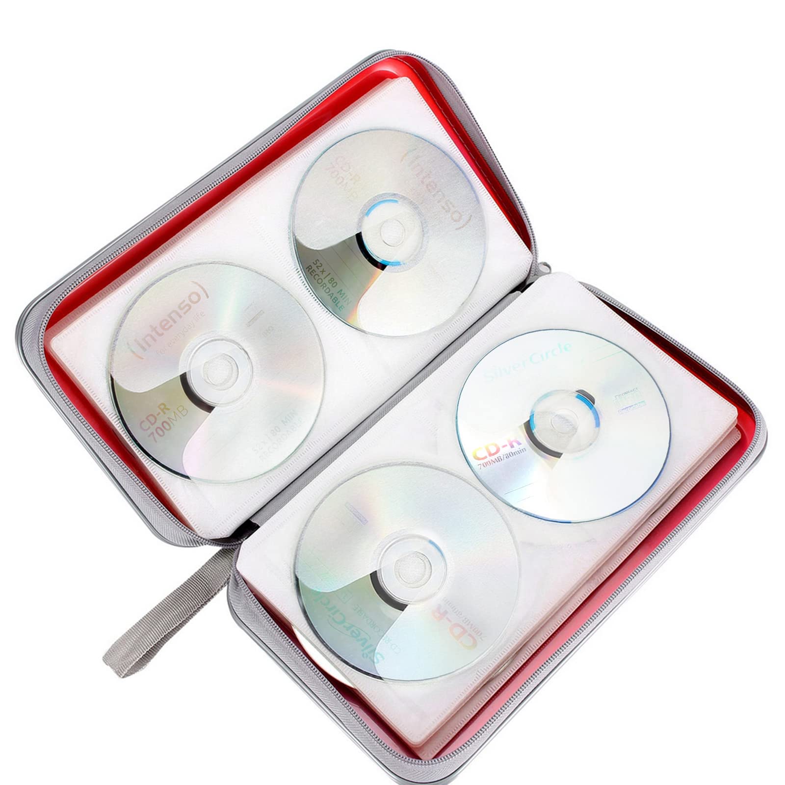 Snapklik.com : Siveit CD Case Holder, 80 Capacity CD/DVD Case Holders ...