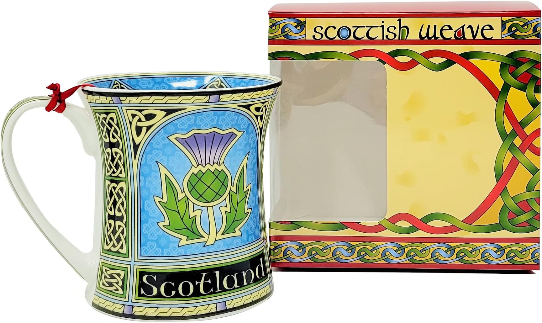 Amazon.com: Scottish Thistle Celtic Print Mug : Home & Kitchen