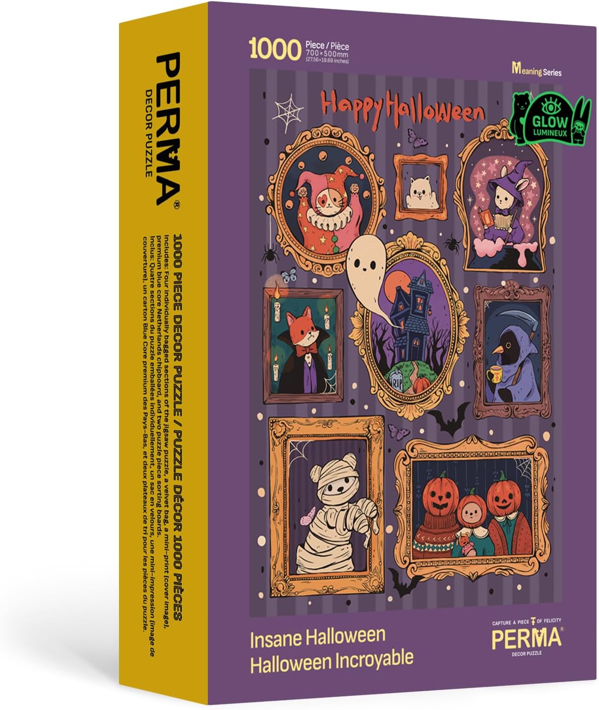 Amazon.com: PERMA Glow Effect 1000 Piece Jigsaw Puzzle- Insane ...