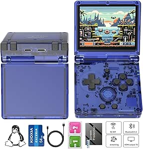 RG35XXSP flip Handheld Game Console RG35XXSP Clamshell Retro Game ...