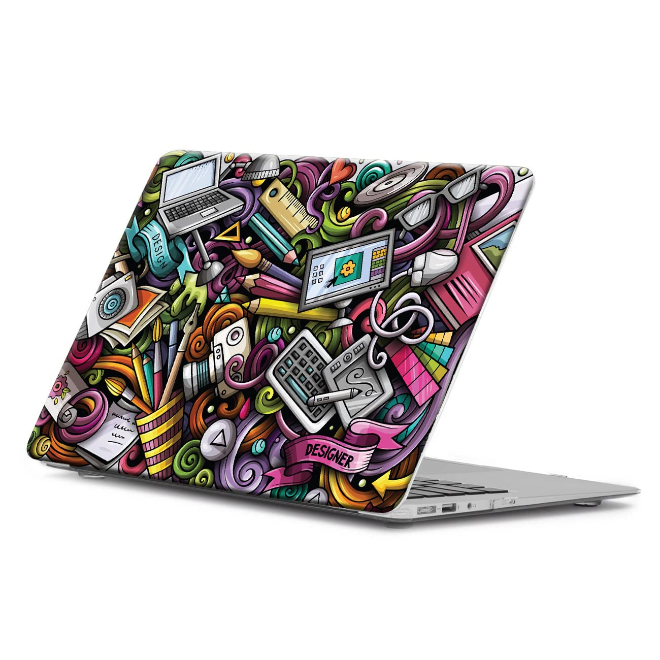 ISEE 360® Doodle Art Laptop Skin Vinyl Stickers for All Laptop ...