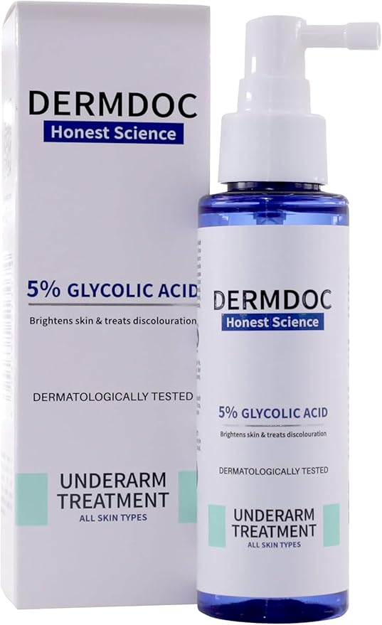 DERMDOC by Purplle 5% Glycolic Acid Underarm Brightening Spray ...