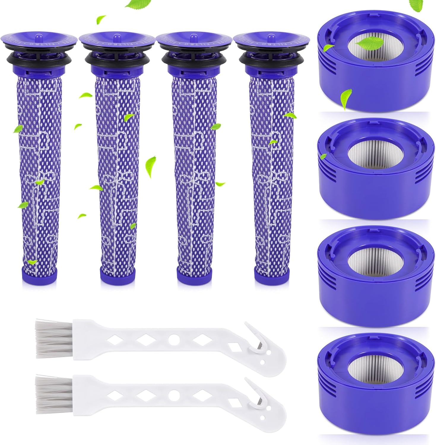 AMZJMT Dyson V8-Filter,10 Stück Filter für Staubsauger der Dyson V7 V8 ...