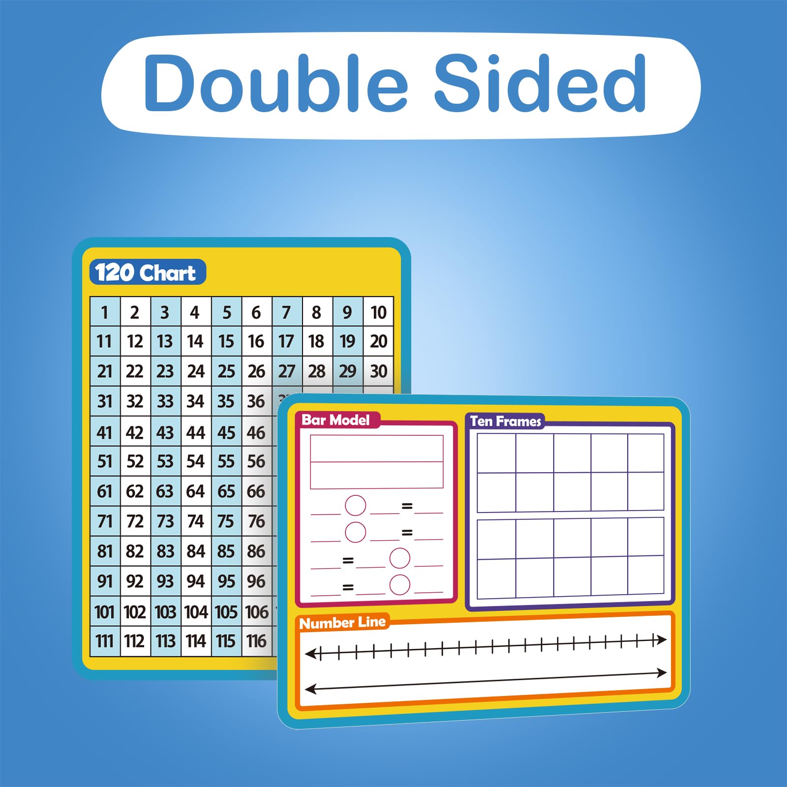 Snapklik.com : 12 Pack Dry Erase Board Card,9" X 12" Small Whiteboard ...