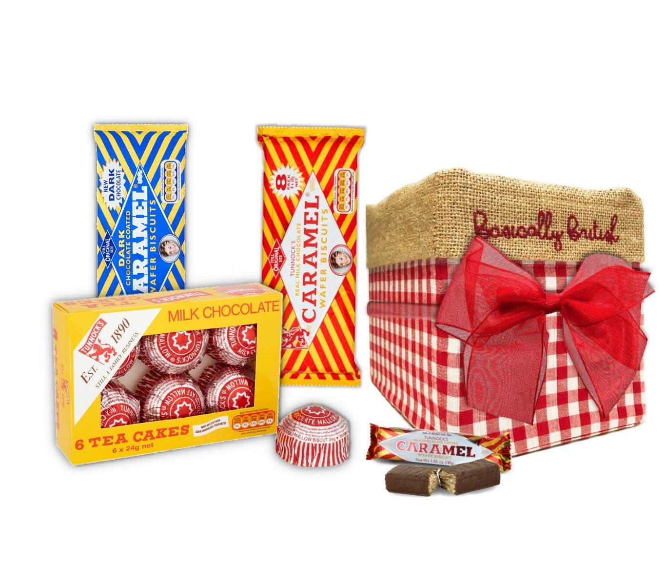 Amazon.com : The Very Best of Tunnock's in Traditional Red Gingham Gift ...