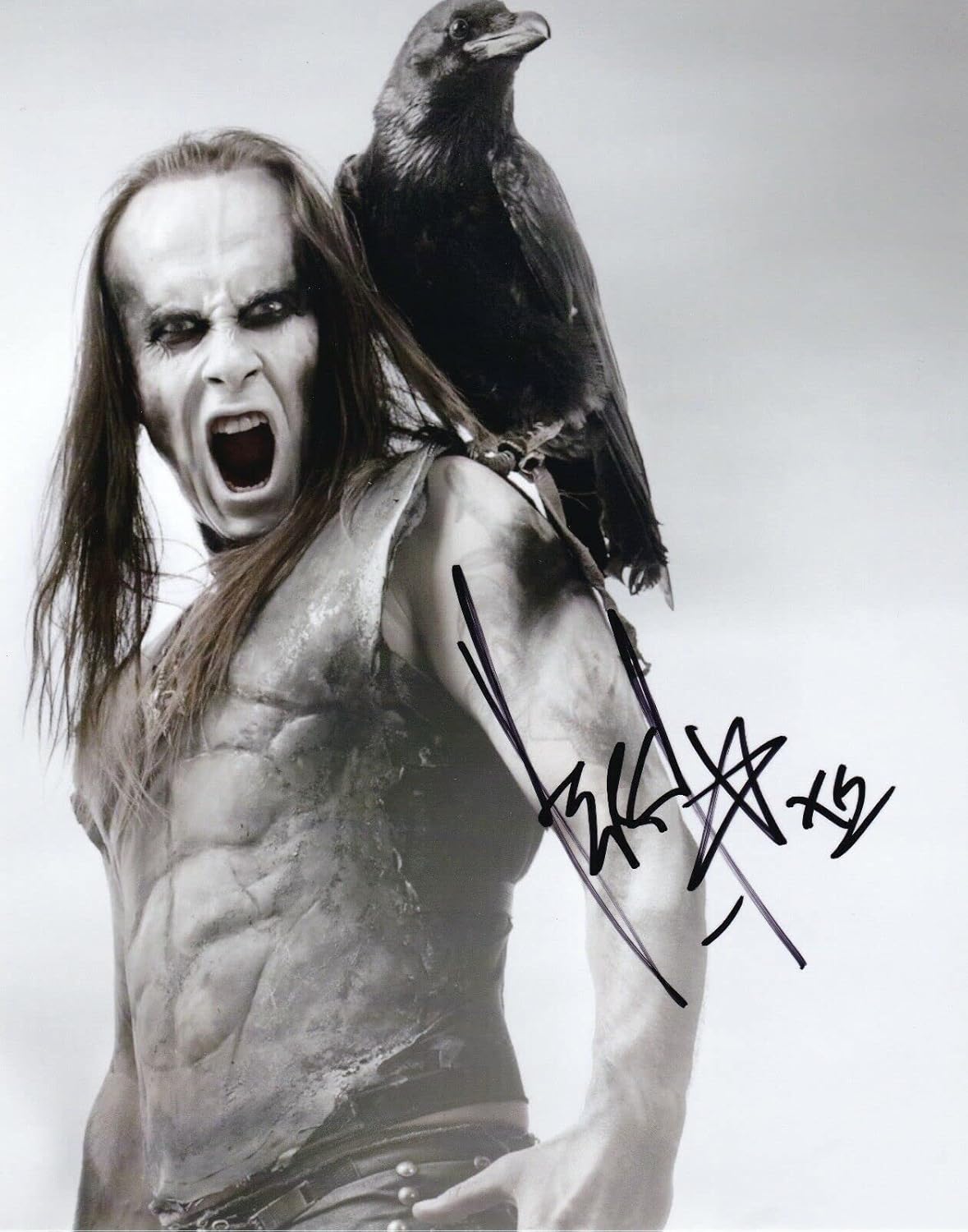 Nergal from Behemoth REAL hand SIGNED Photo #2 COA Autographed Death ...