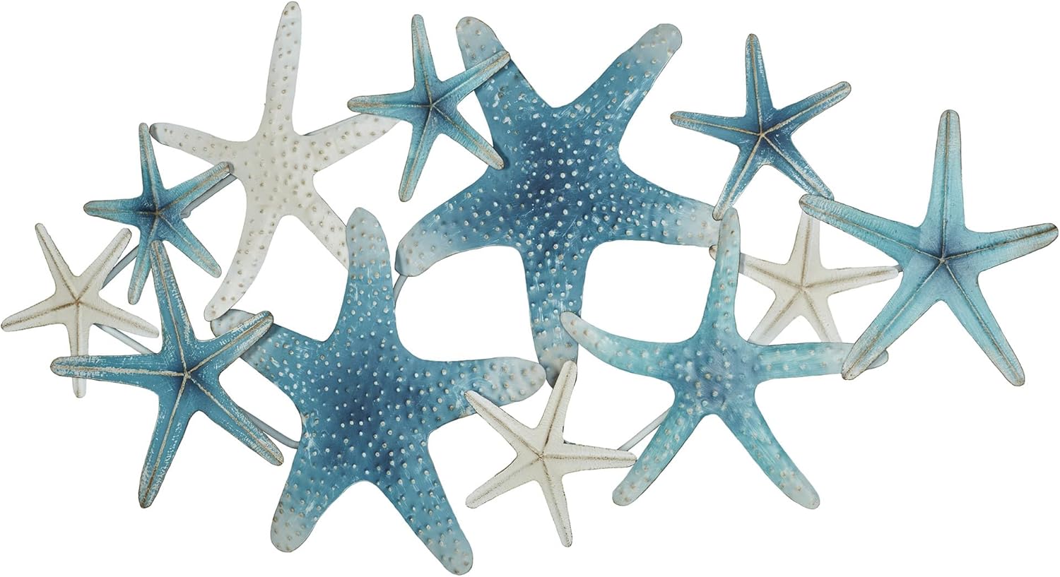 Amazon.com: Starfish Cluster Oceanic Metal Wall Sculpture | Handpainted ...