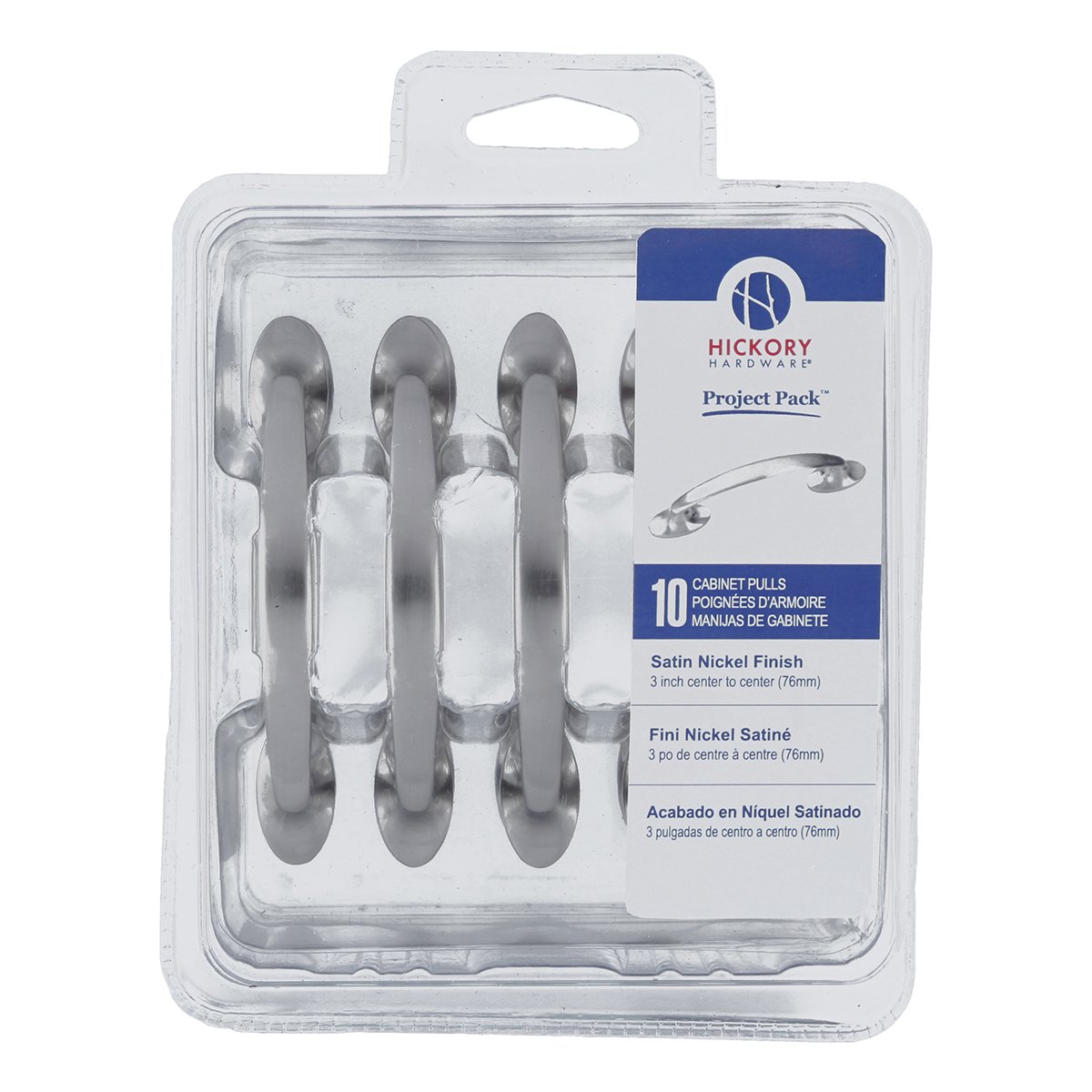 Hickory Hardware 10 Pack Solid Core Kitchen Cabinet Pulls, Luxury ...