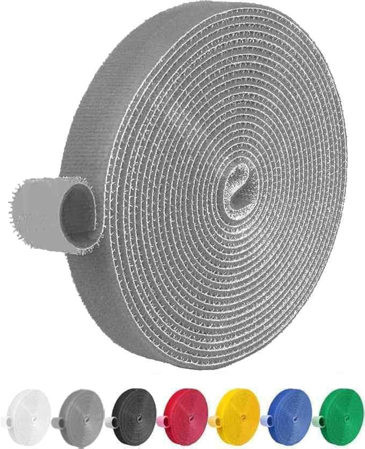 Amazon.com: IFNOW 32FT Reusable Fastening Tape Cable Ties Double-Sided ...