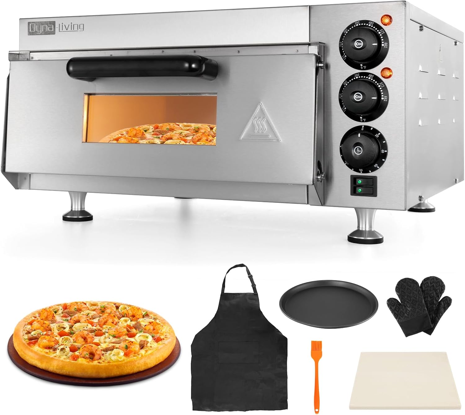Amazon.com: Dyna-Living Electric Commercial Pizza Maker - 1900W ...