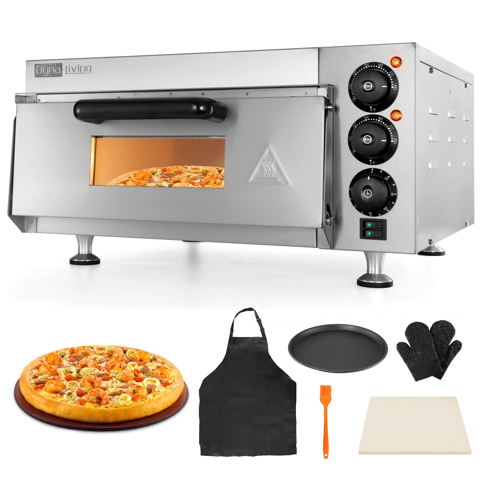 Dyna Living Electric Pizza Oven Countertop Commercial Pizza Oven Indoor