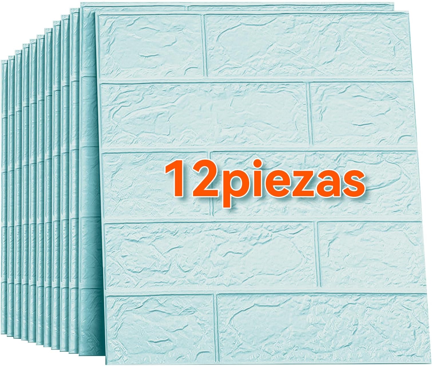 Papel Pintado de Ladrillo 3D, Papel Tapiz 38.5 x 35 cm,10 Piezas ...