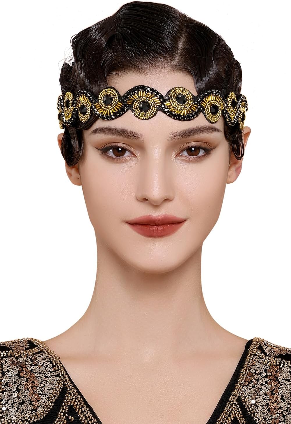 Amazon.com : BABEYOND Flapper Headpiece for Women - Roaring 20s ...