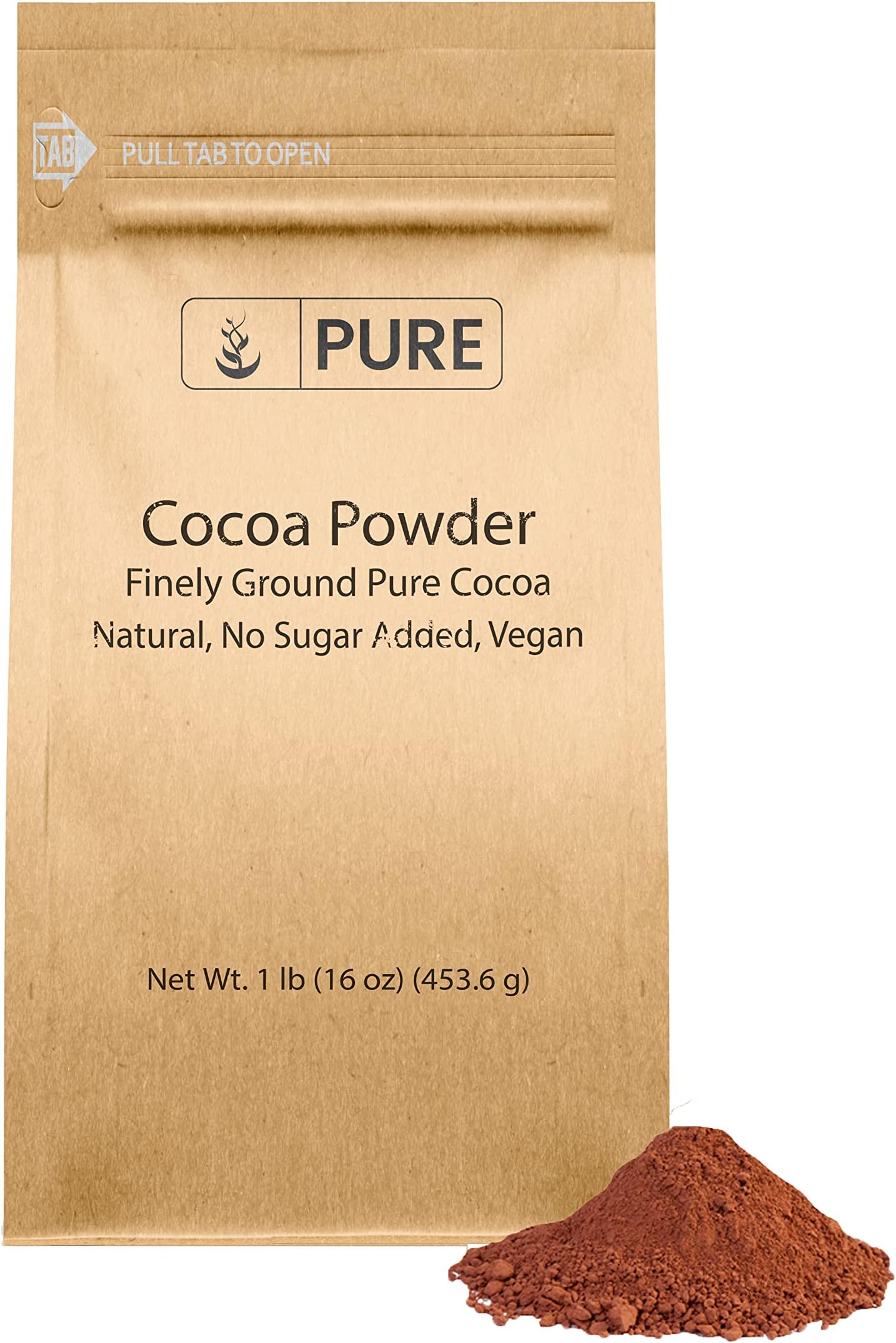 Amazon.com: Amazon Grocery, Unsweetened Cocoa Powder, Fair Trade, 8 Oz ...