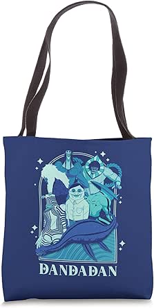 Amazon.com: Dan Da Dan Framed Paranormal Characters Anime Tote Bag ...