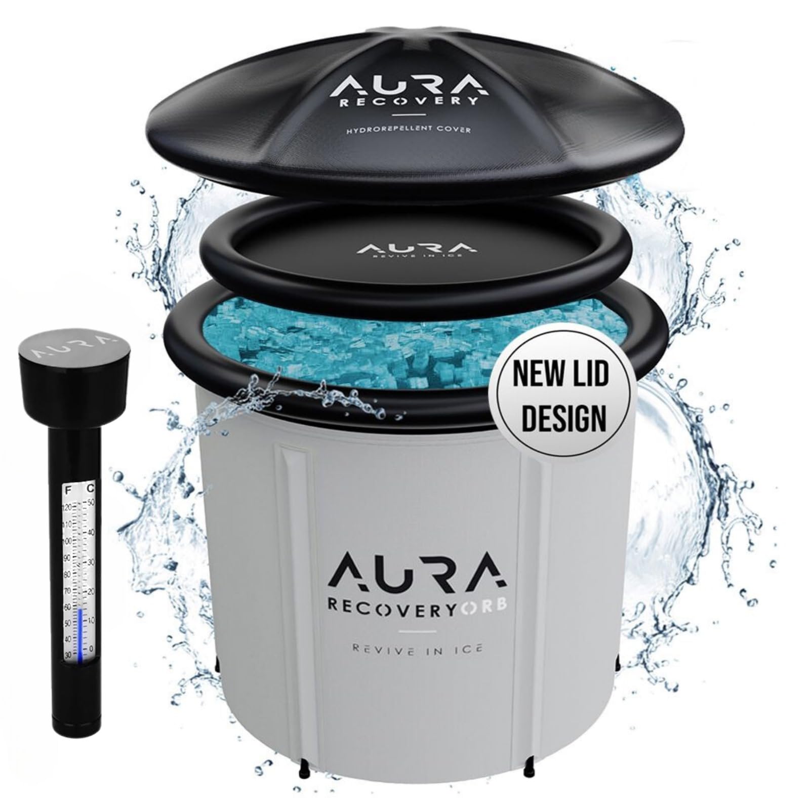 LARGE Ice Bath Tub-Portable Cold Plunge for Ultimate Water Therapy ...