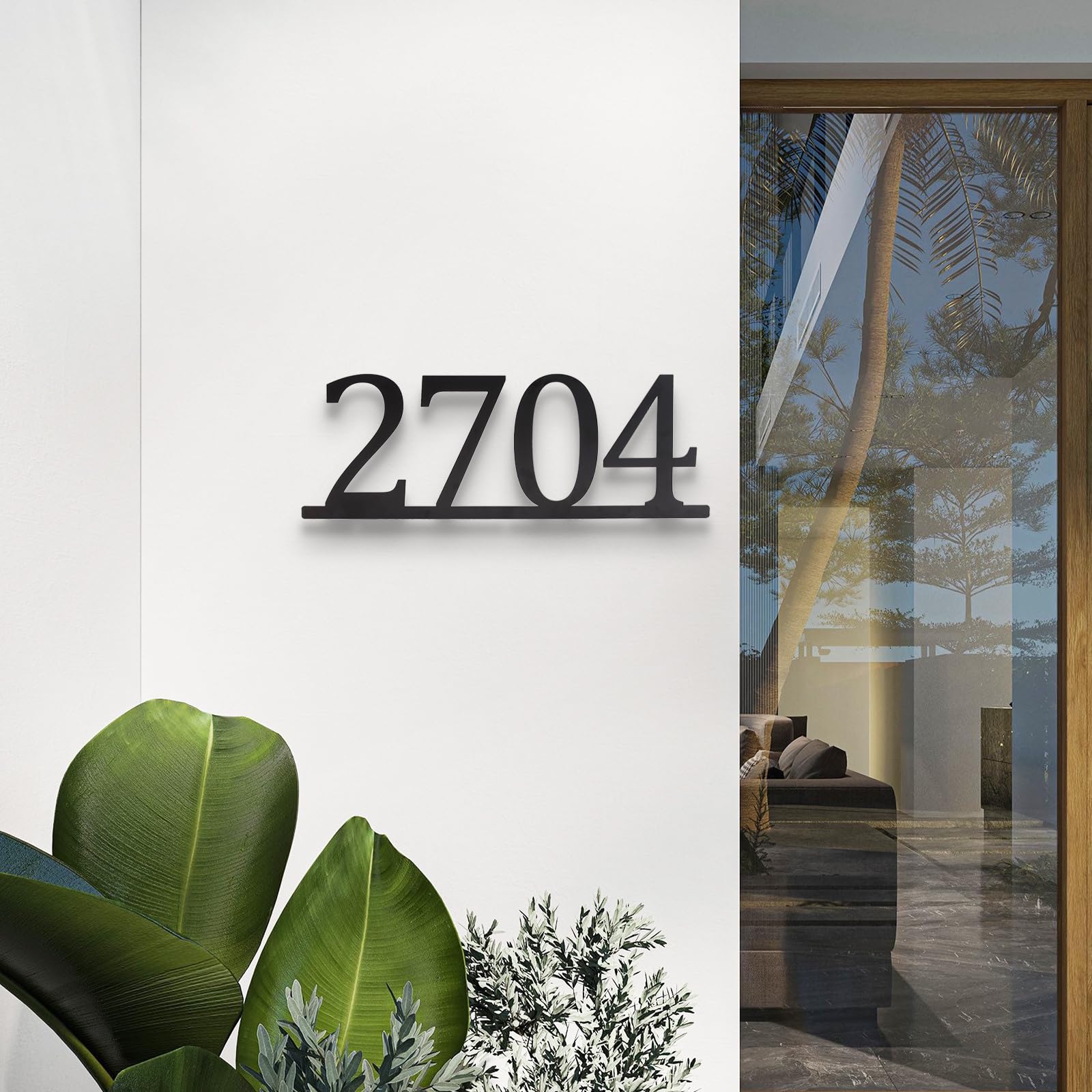 Mid Century Modern House Numbers Modern House Numbers Modern