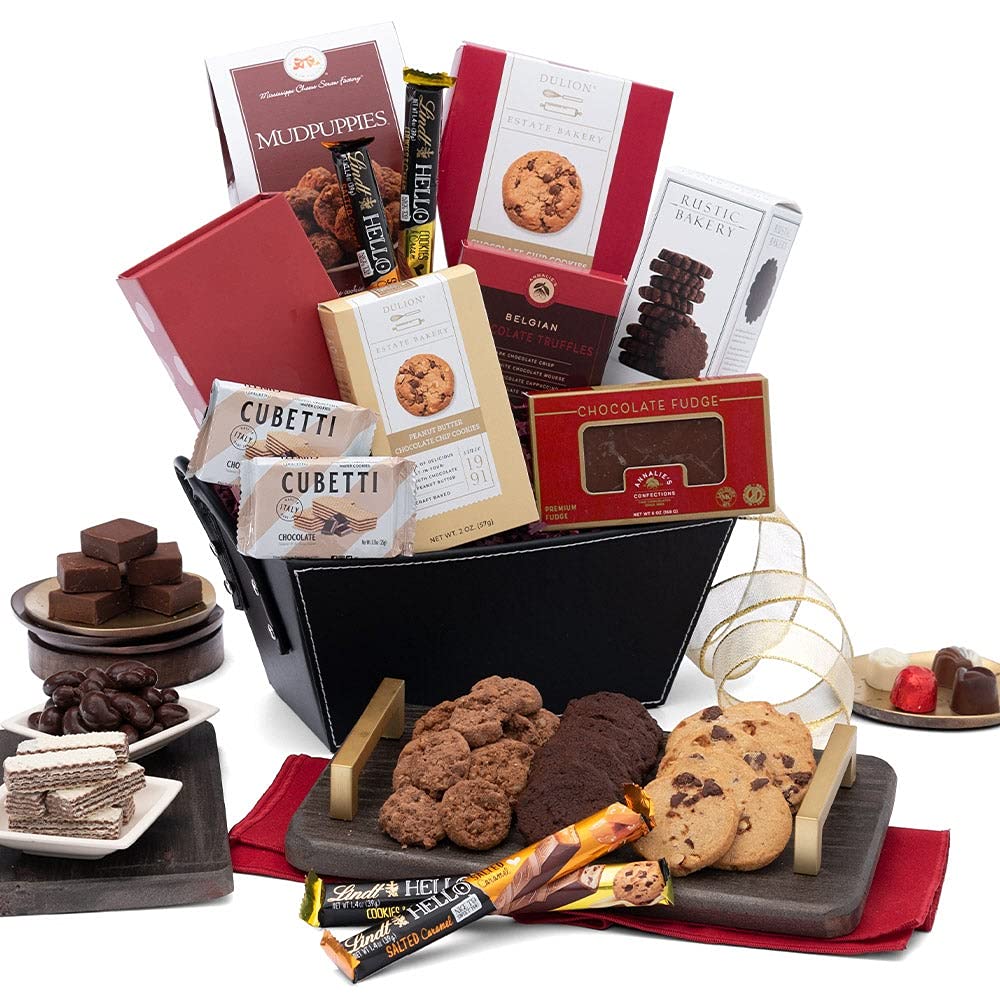 Amazon.com : Chocolate Gift Basket Classic : Gourmet Chocolate Gifts ...