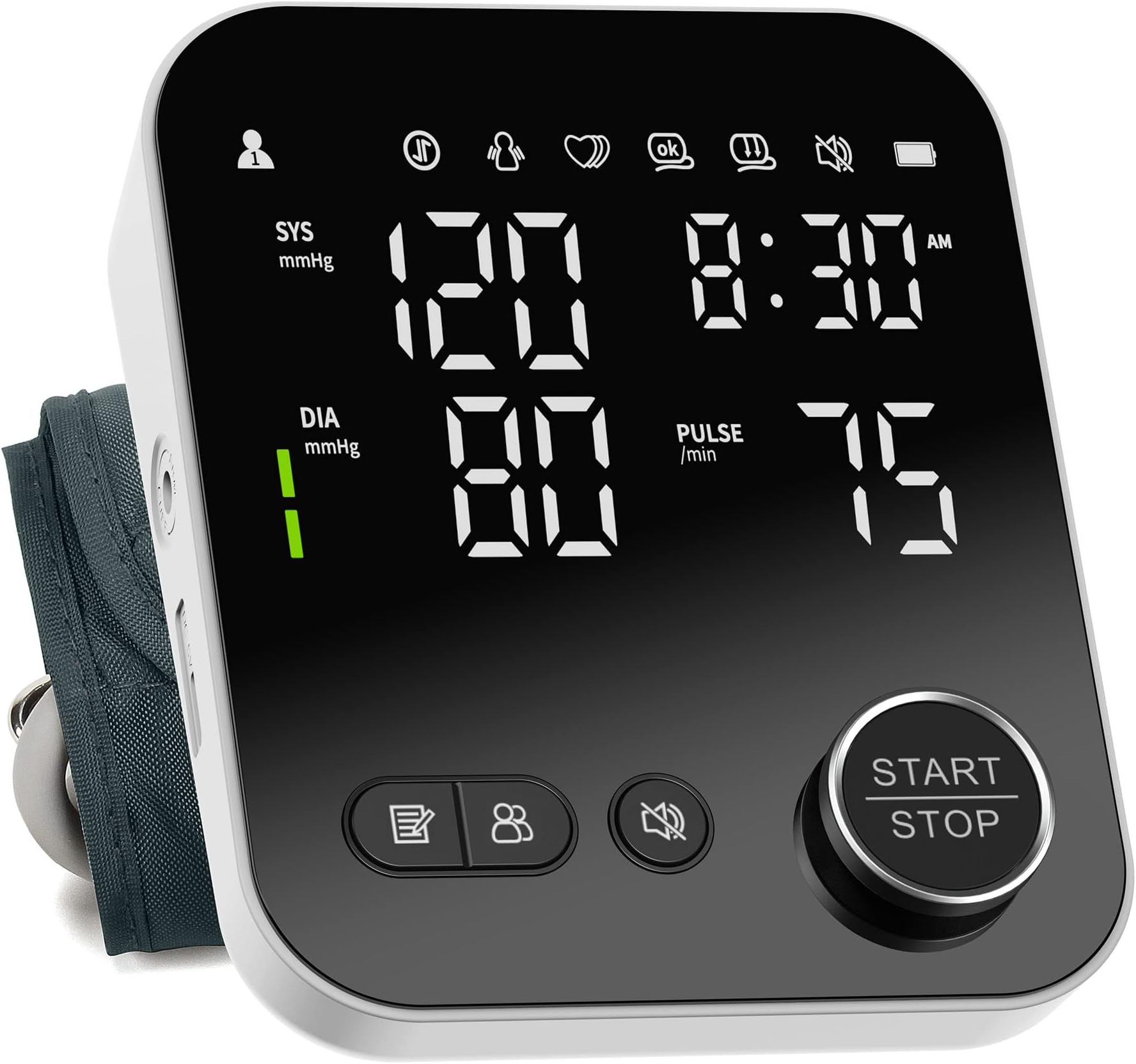 Amazon.com: Blood Pressure Monitor Upper Arm Monitors for Home Use ...