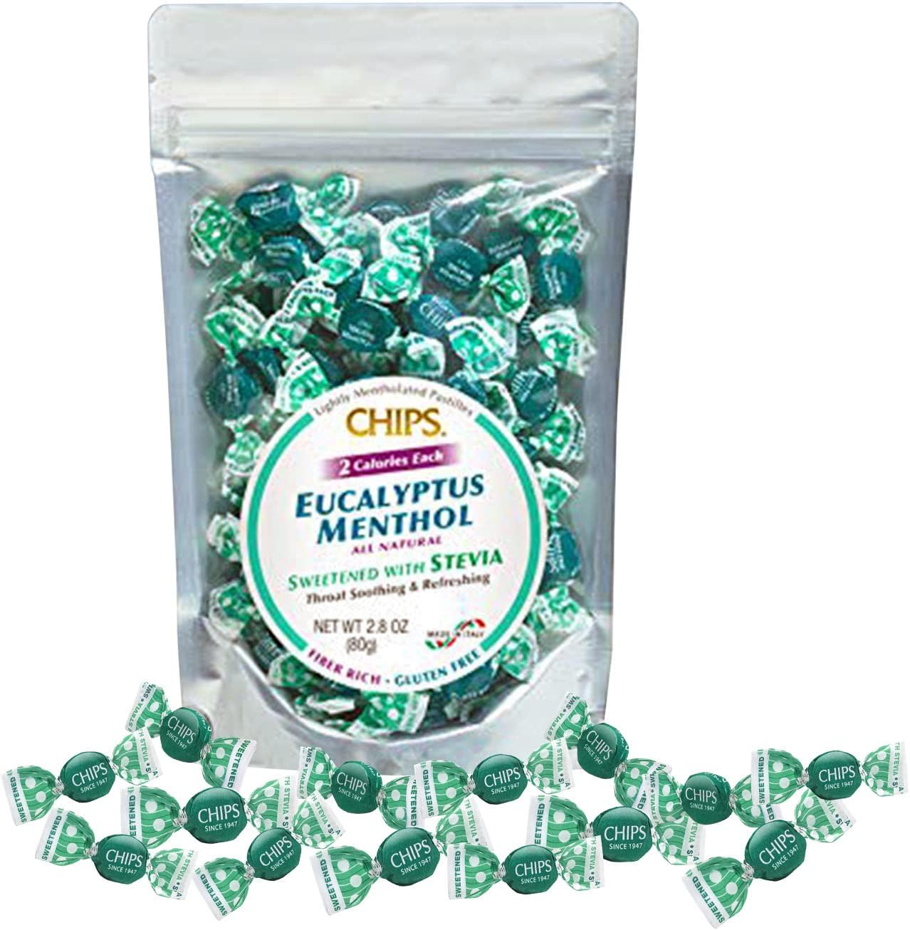 Amazon.com : Eucalyptus Flavored Menthol Drops Candy Net Wt 10.5 oz ...
