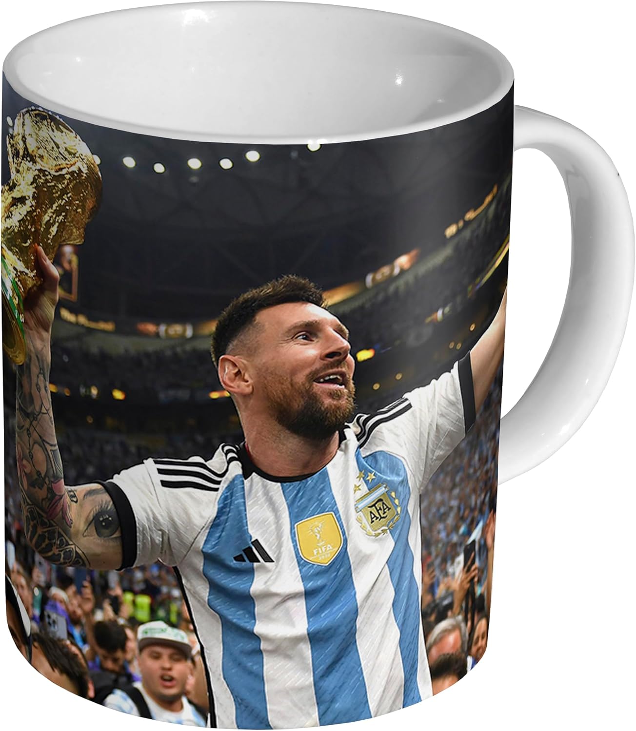 Glades Lionel Messi Argentina World Cup Champion - Ceramic 11oz Tea ...