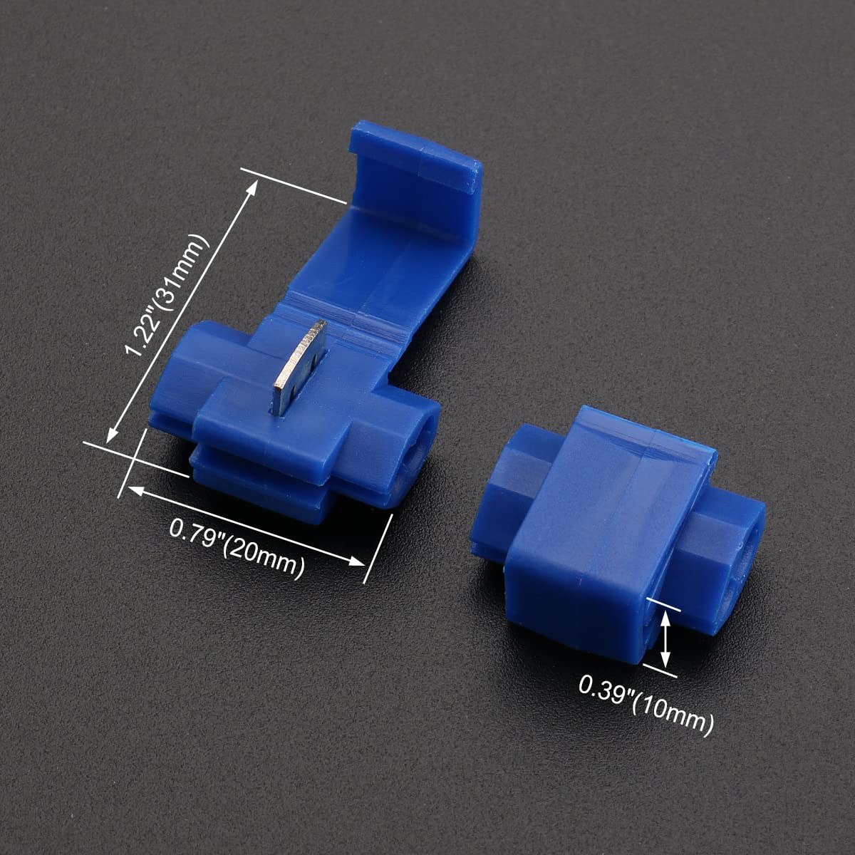 Solderless Wire Quick Splice Connector 60PCS Solderless Quick Splice